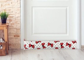 Bellatex Polštářek válec Červená 15x85 cm