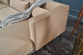 Hanah Home rohová pohovka ARDOSA béžová pravá 825BLC1562