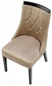 Židle ROYAL (Světle hnědá / Černá)