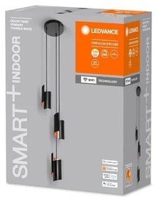 Ledvance - LED Stmívatelný lustr na lanku SMART+ DECOR 3xLED/8W/230V černá Wi-Fi