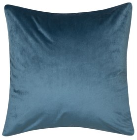 Sada 2 sametových polštářů 45 x 45 cm modrá GARDENIA Beliani