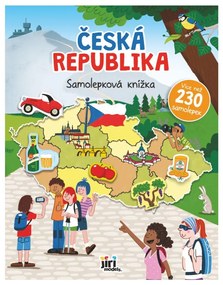Velká samolepková knížka česká republika 24x30,5cm