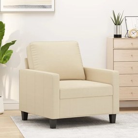 Křeslo světle žluté 60 cm textil