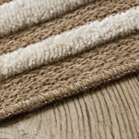 Dywany Łuszczów, Kusový koberec Spark 0687A beige/cream, 80x150, béžová, chodba / předsíň
