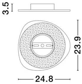 Designové nástěnné svítidlo Atena 25