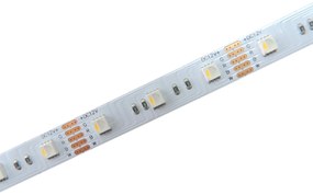 RGBW LED pásek 4v1, 19,2W/m, RGB+bílá, 10mm, PROFI, 12V, IP20, 60LED/m, 4040