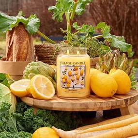 Village Candle - vonná svíčka Fresh Lemon (Svěží citrón) 737g