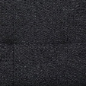 Petromila Rozkládací pohovka se 2 polštáři tmavě šedá polyester