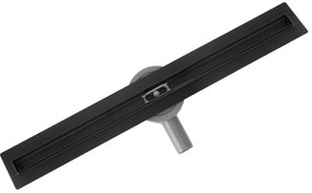 Rea Neox Slim Pro, sprchový odtokový žlab 100cm, černá matná, REA-G2712