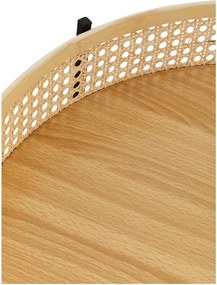 Ratanový kulatý konferenční stolek v přírodní barvě ø 60 cm Depok – Premier Housewares