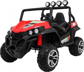 Ramiz Terénní bugina Grand Buggy Lift pro děti červená + pohon 4x4 + dálkové ovládání + MP3 + LED