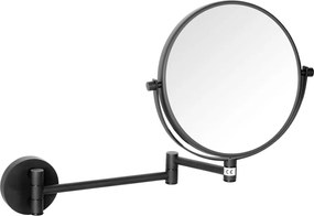 Sapho Sapho, X-ROUND BLACK závěsné kosmetické zrcátko průměr 190mm, černá, XR006B