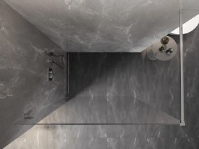 Mexen Lunar sprchová stěna levá 150 x 200 cm, 8mm čiré sklo, chromová, 830-150-000-01-00-L