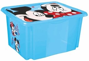 Keeeper Úložný box s víkem "Mickey", Modrá 45 l