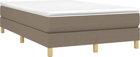 Box spring postel s matrací taupe 120x190 cm textil 3269668