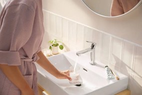 Hansgrohe Rebris S, umyvadlová baterie 110 bez odtokové soupravy, CoolStart, chromová, 72520000