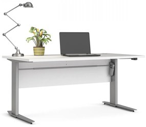 FALCO Výškově nastavitelný psací stůl Office 80400/318 bílá/silver grey