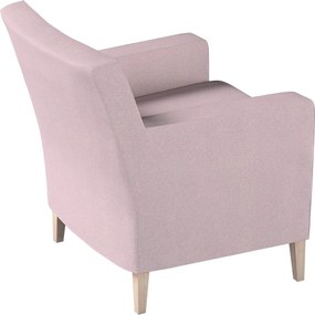 Potah na křeslo IKEA Karlstad barva růžová látka pletený vzor