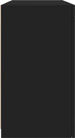 Příborník s LED osvětlením černý 123 x 37 x 67 cm 3209080