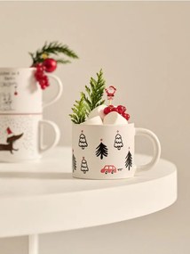 Sinsay - Hrnek s vánočním motivem - červená