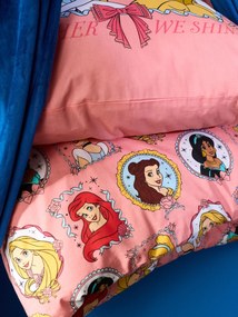 Sinsay - Bavlněná souprava povlečení Disney Princess - růžová