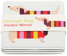 Kosmetické zvětšovací zrcadlo 7x7 cm Sausage Dog – Rex London