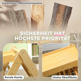 Interiérová prolézačka, lezecký trojúhelník 7 v 1 se skluzavkou, lezecký oblouk, vícebarevný
