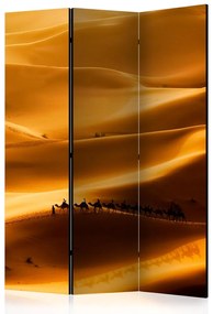 Paraván Caravan of camels Dekorhome 135x172 cm (3-dílný)