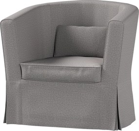 Potah na křeslo IKEA Ektorp Tullsta barva šedá látka pletený vzor