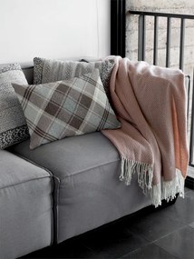 Ervi povlak na polštář Gobelínový - Tradiční šedý tartan