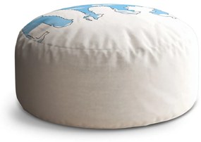 Sablio Taburet Circle Cartoon 1: 38x48 cm