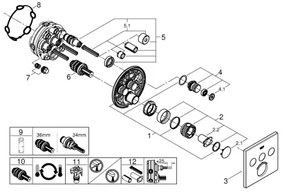 GROHE 29126000 - Termostatická baterie GROHTHERM SMARTCONTROL lesklý chrom