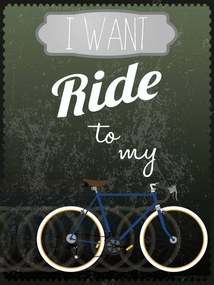 Postershop Fototapeta: I Want to Ride my Bicycle - 184x254 cm