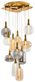 OPVIQ Závěsné světlo MULTICOLOR zlaté 414LRC1465