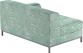 Potah na pohovku IKEA, pravé provevedení Kramfors 2-místná barva zelená látka pletený vzor, vzorované