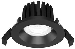 MAX 1, zapuštěné LED svítidlo Led2 s IP65 Barva: Černá, Chromatičnost: 3000K, Konfigurace: Ono/off
