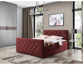 Kontinentální postel Dotan, Rozměr postele: 200x200, Barva:: Amor Velvet 4308