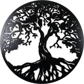 Dřevěná dekorace Strom života černý