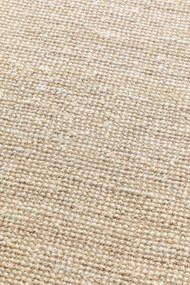 Hanse Home, Běhoun Bouclé Jute 105973 Ivory White, 80x200, béžová, chodba / předsíň