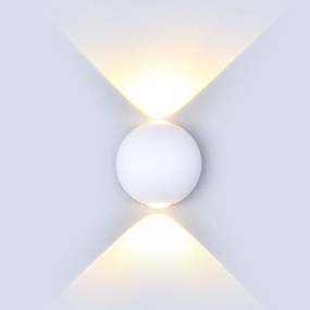 V-TAC Nástěné LED svítidlo 6 W White, teplá bílá