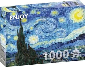 ENJOY Puzzle Vincent Van Gogh: Hvězdná noc / 1000 dílků / od 14 let