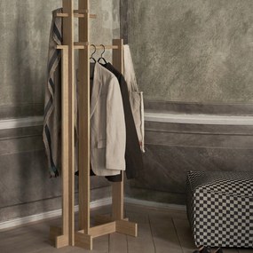 FERM LIVING Stojací věšák Bridge Rack, Oiled Oak