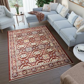 Červený orientální koberec v marockém stylu Šírka: 160 cm | Dĺžka: 225 cm