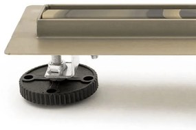 Lineární odtokový žlab Rea Neo Slim Pro 50 cm II zlatý