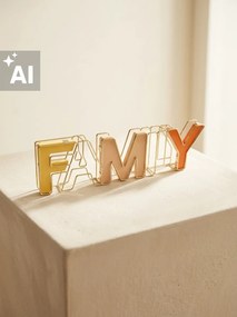 Sinsay - Nástěnná dekorace FAMILY - vícebarevná