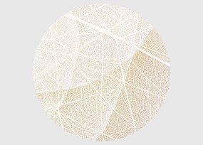 Samolepící vliesová fototapeta na zed' Jemná Listová Struktura | 70 x 70 cm | DCR3231