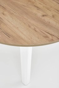 Rozkládací jídelní stůl RINGO (Řemeslný dub / Bílá)