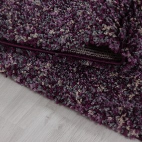 Ayyildiz Kusový koberec ENJOY 4500, Lila Rozměr koberce: 200 cm KRUH