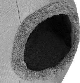 Domeček pro kočku s ušima SPRINGOS PA0239 šedý