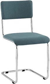 KOVONAX Židle Alana Čalounění: Koženka DOLARO, Barva látky: DOLARO BE1, Povrchová úprava (barva): Chrom